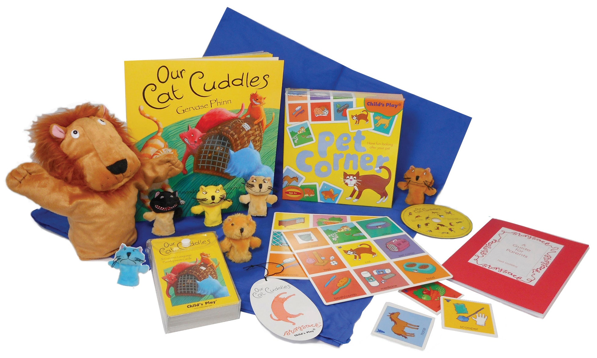 Our Cat Cuddles Storysack – Child's Play