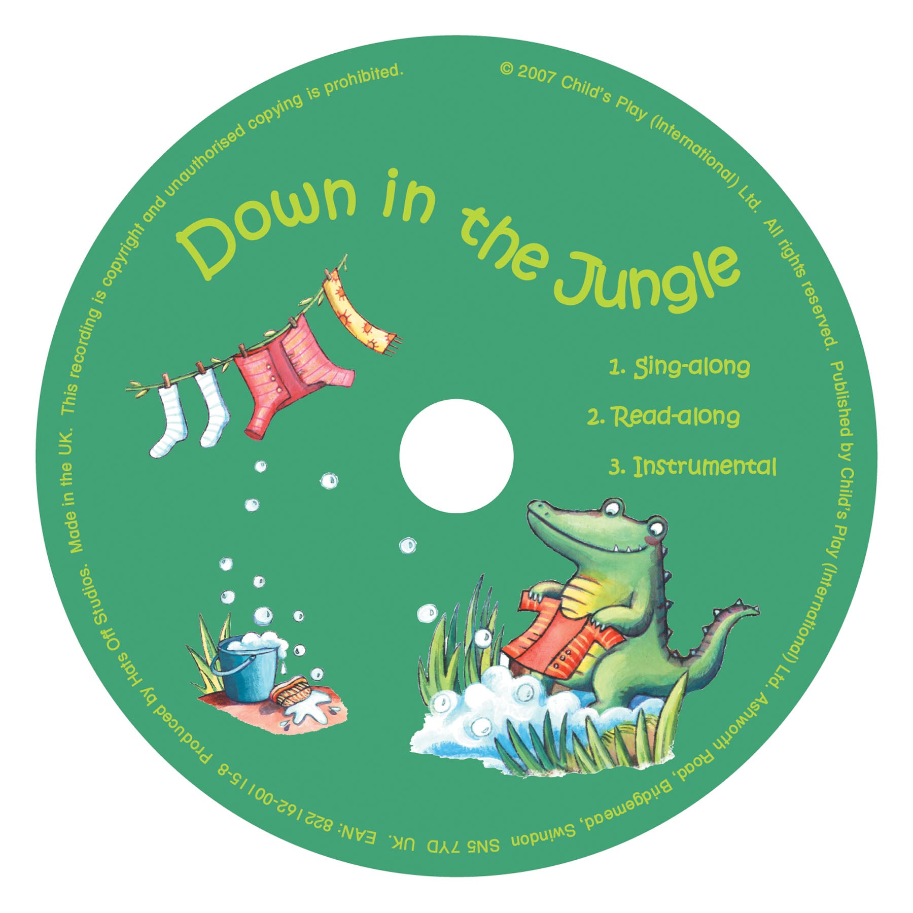 Down in the Jungle CD – Child's Play