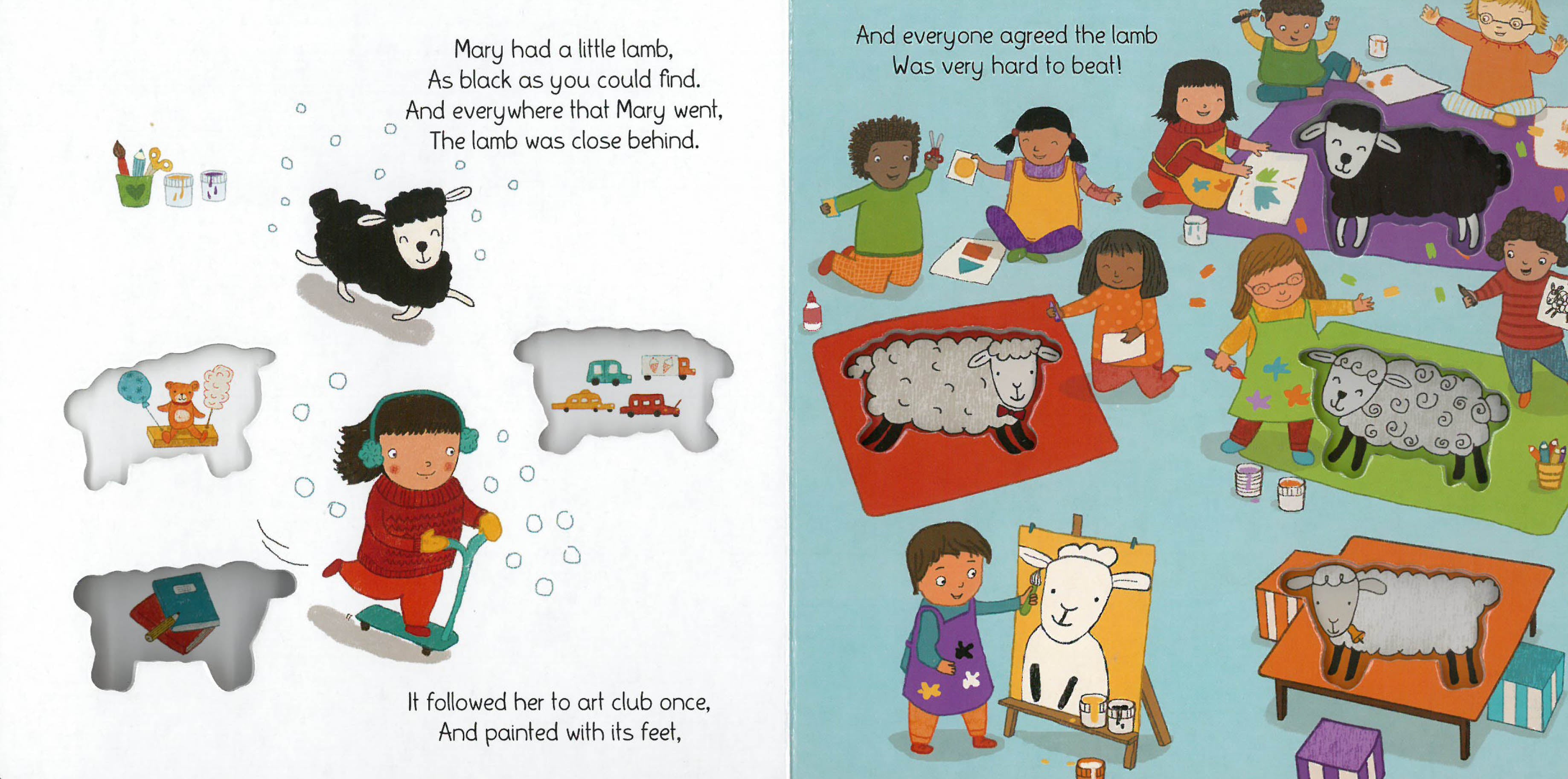 Books with Holes: Mary had a Little Lamb – Child's Play
