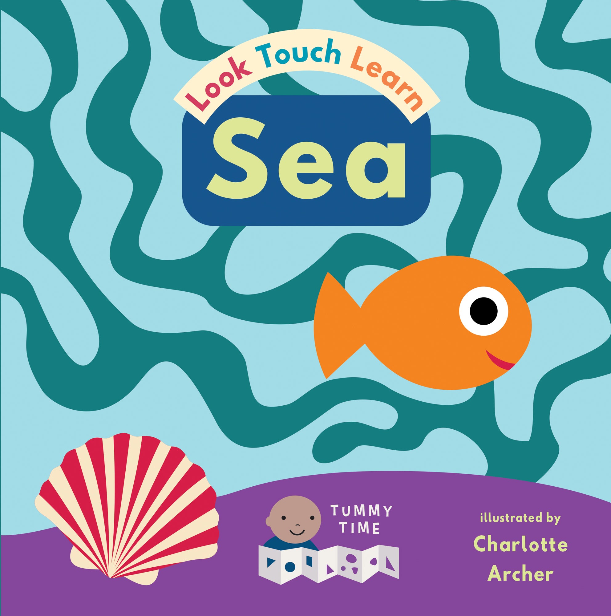 Look, Touch, Learn: Sea (A Tummy Time Book with Moving Elements ...